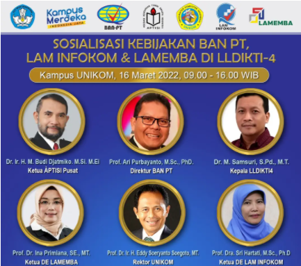 Sosialisasi Kebijakan BAN-PT, LAM-INFOKOM dan LAMEMBA di Lingkungan ...
